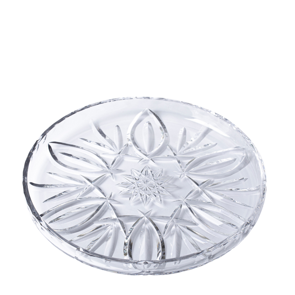 Small Crystal Cake Plate – Mozart Crystal